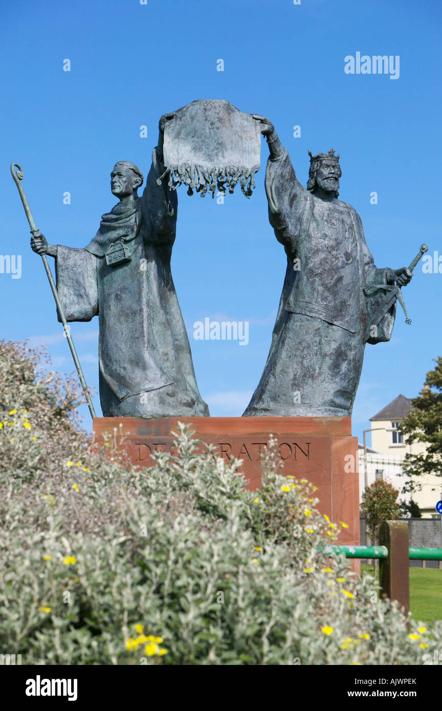 Memorial for the Declaration of Abroath, Arbroath, Angus, Scotland, UK ...