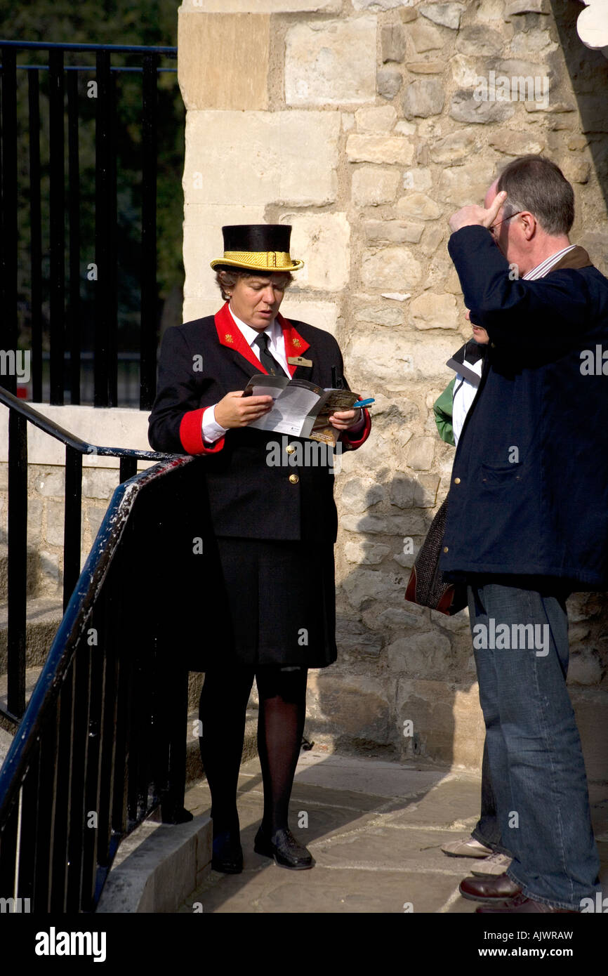 Lady Warden at Tower of London Stock Photo - Alamy