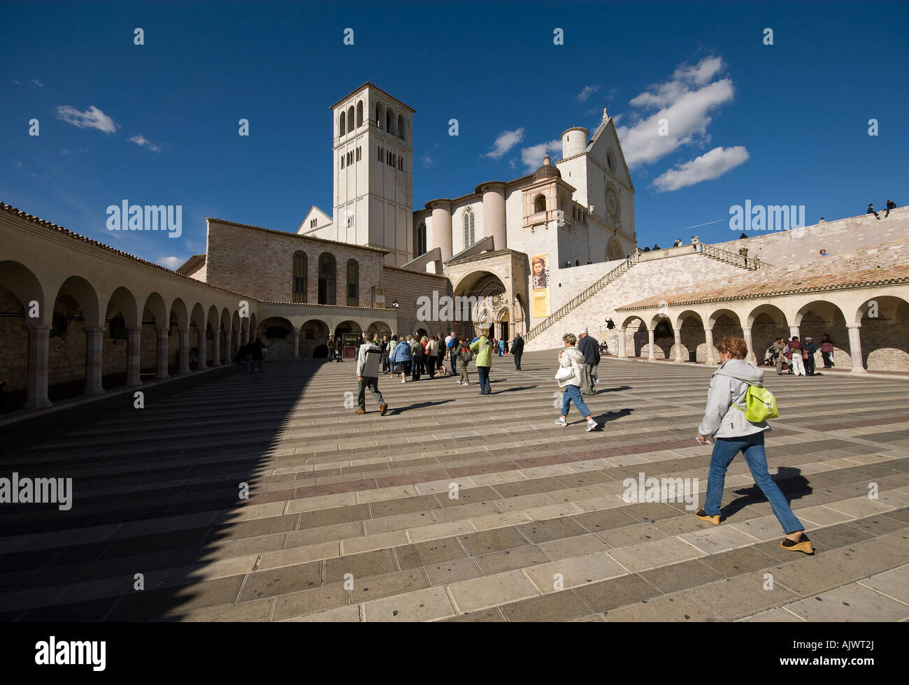 basilica di san francesco, assisi, umbria, italy Stock Photo - Alamy