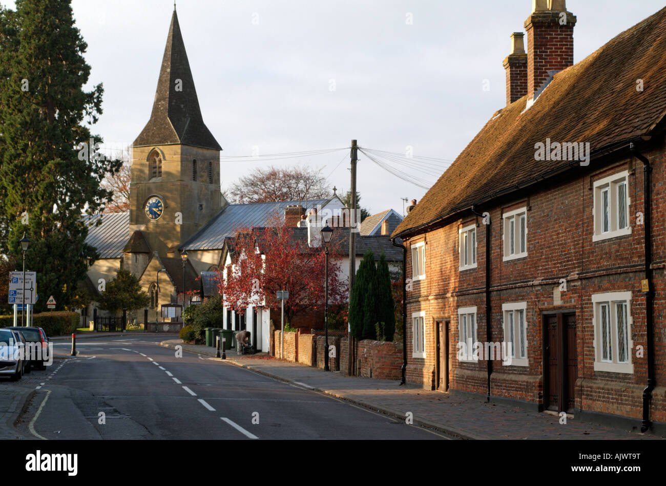 Alton a market town in Hampshire England UK St Lawrence Church and ...