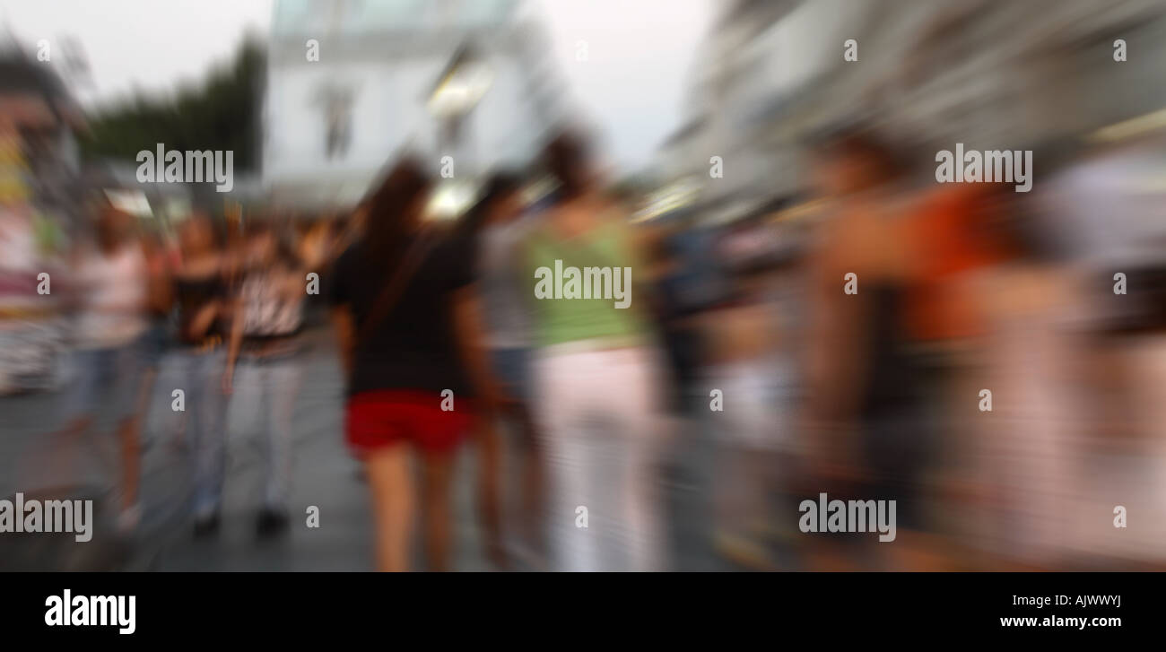 nightlife on the streets of belgrade serbia Stock Photo - Alamy