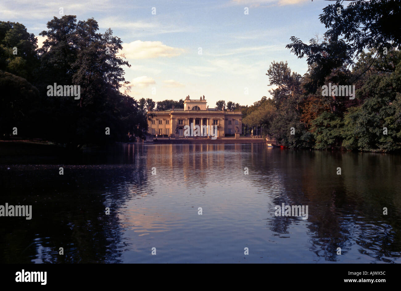 The Floating Palace Warsaw Stock Photo - Alamy