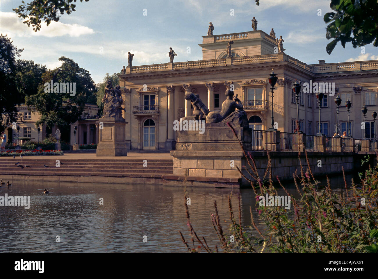 The Floating Palace Warsaw Stock Photo - Alamy