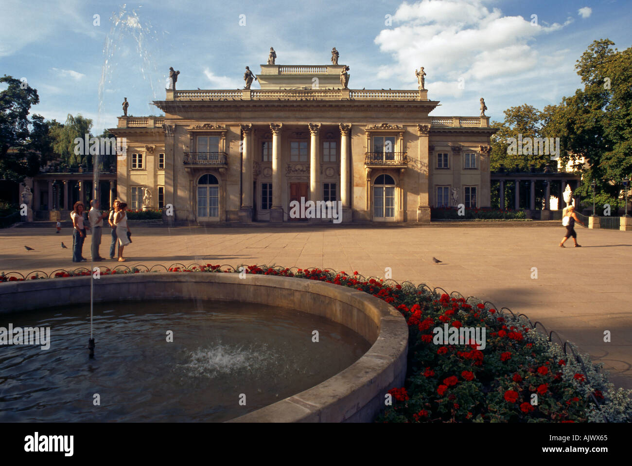 The Floating Palace Warsaw Stock Photo - Alamy