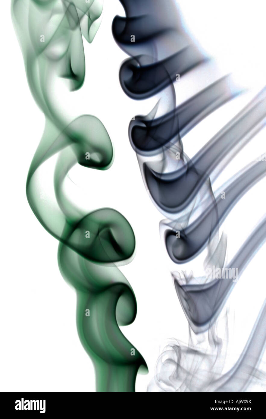 Smoke from burning incense sticks Stock Photo - Alamy