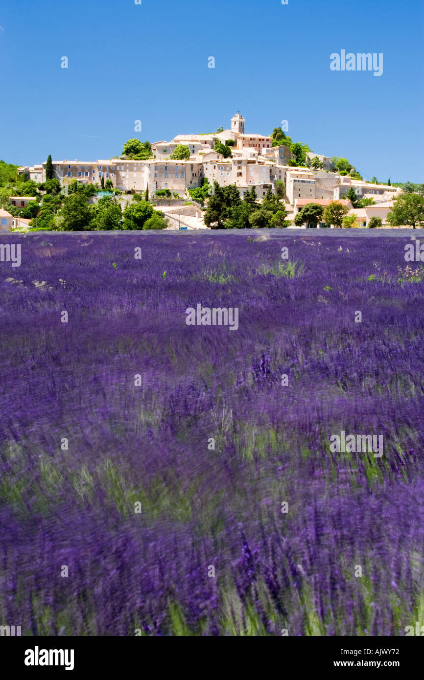 France Provence Hilltop Village of Banon Stock Photo - Alamy