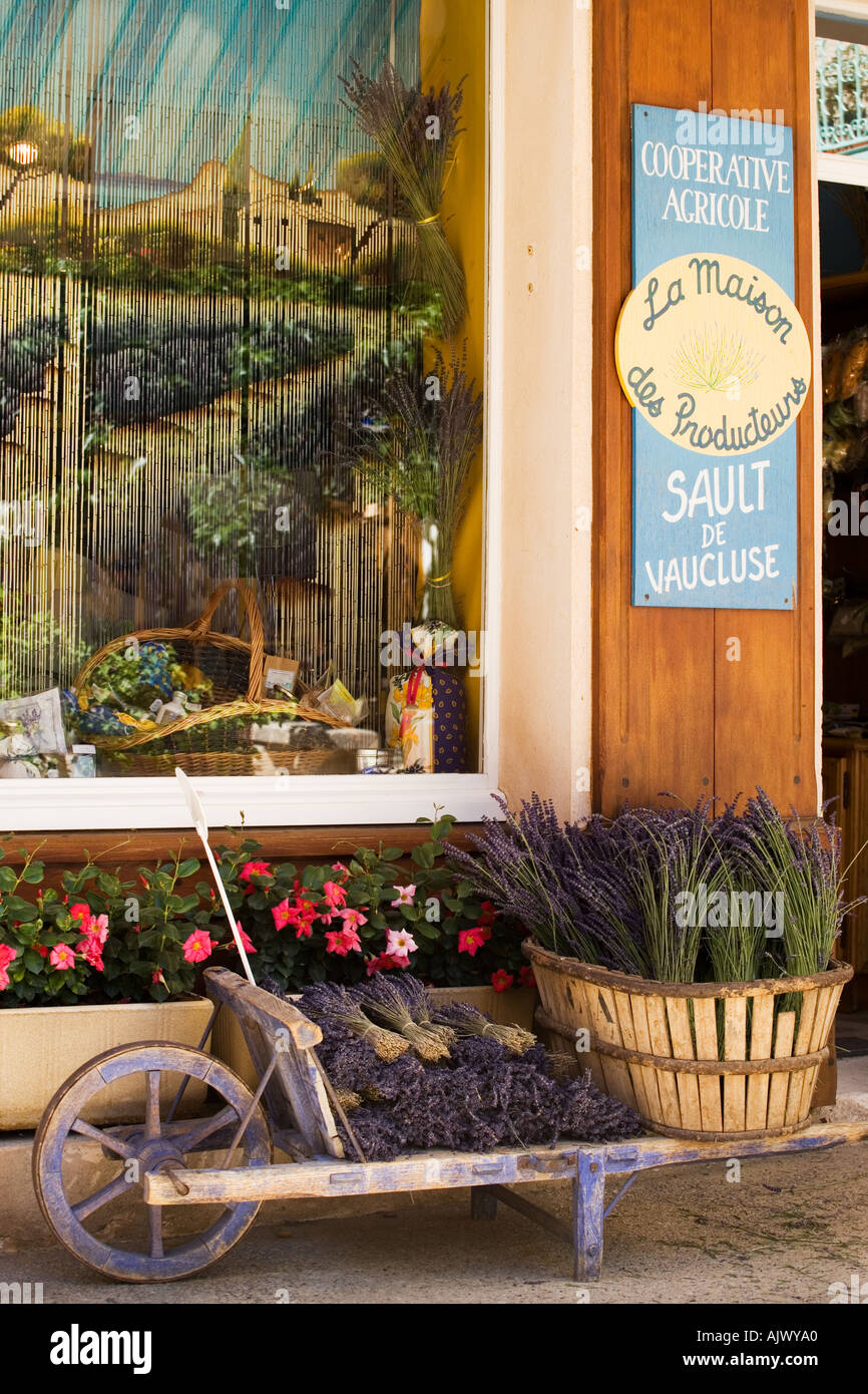 France Provence Shop display sault vaucluse region Stock Photo - Alamy