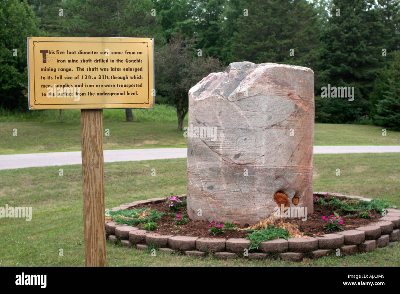 Gogebic Mine Rock Core Stock Photo - Alamy