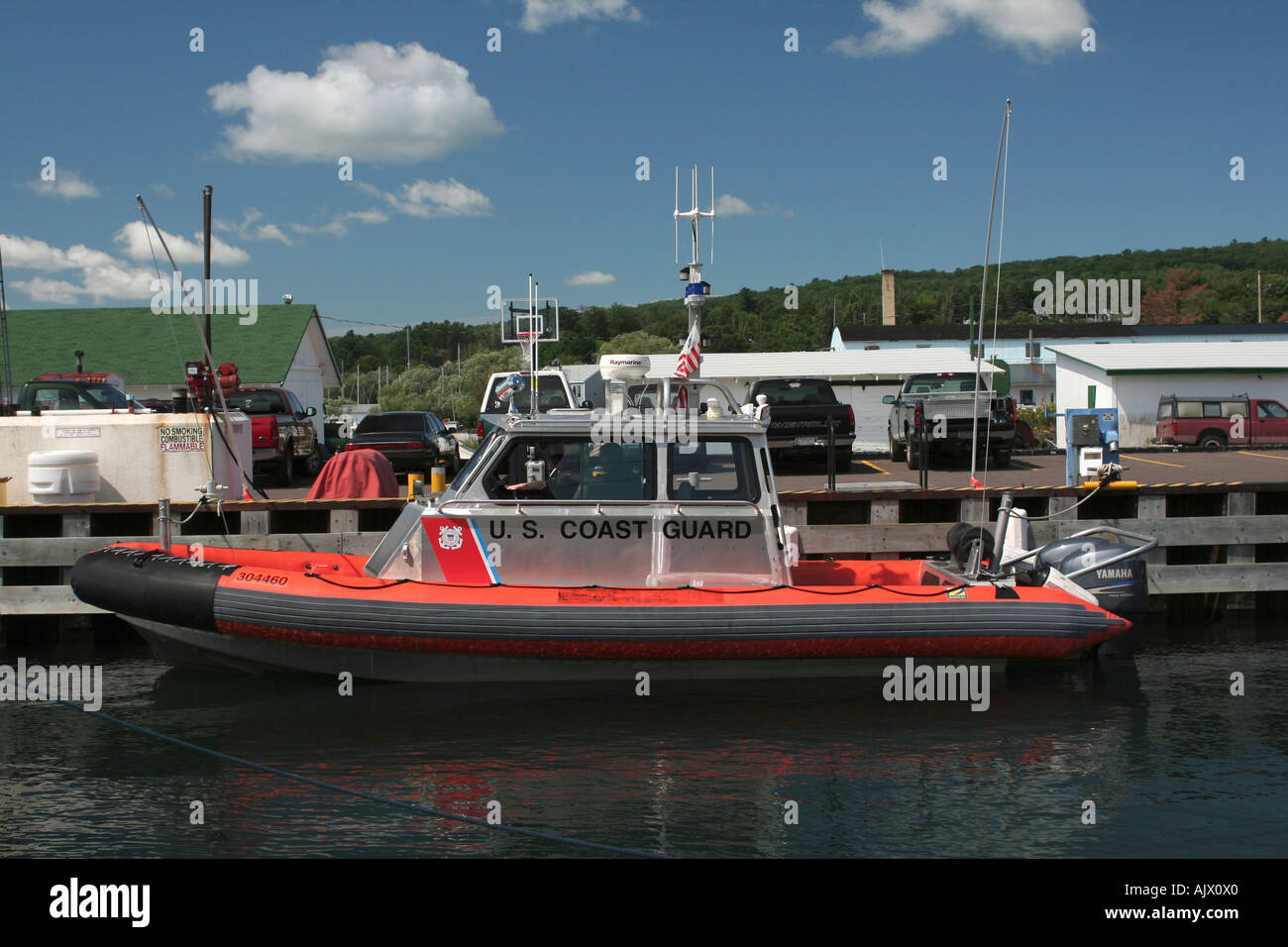 US Coast Guard Station, Bayfield Wisconsin USA Stock Photo - Alamy