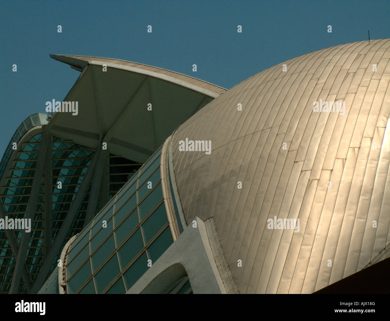 L'Hemisferic and Museu de Les Ciencies Principe Felipe. City of Arts ...