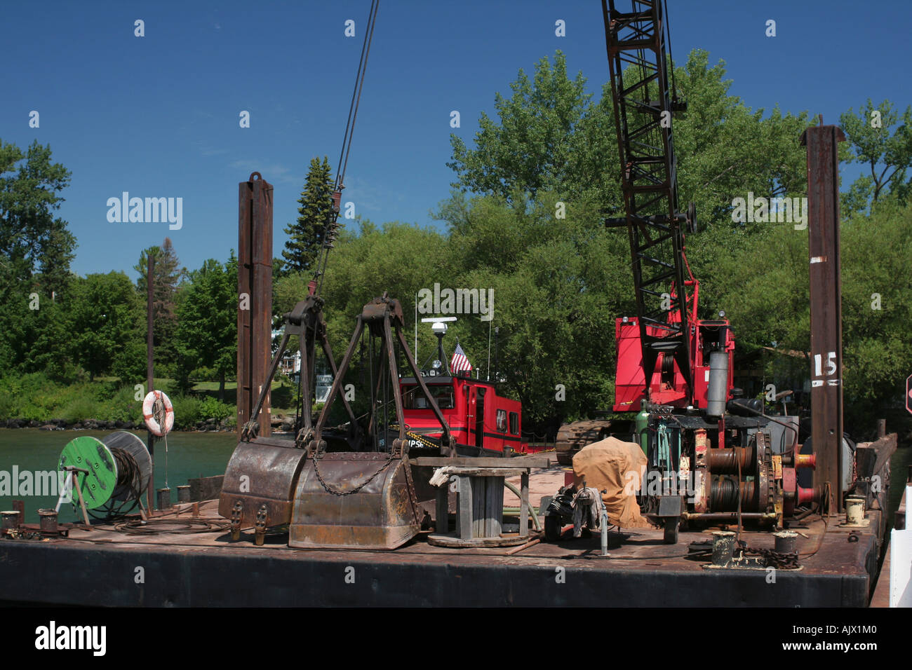 Work barge hi-res stock photography and images - Alamy