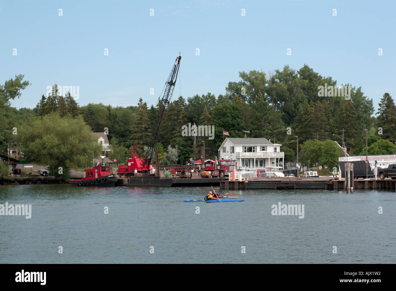 Work barge hi-res stock photography and images - Alamy