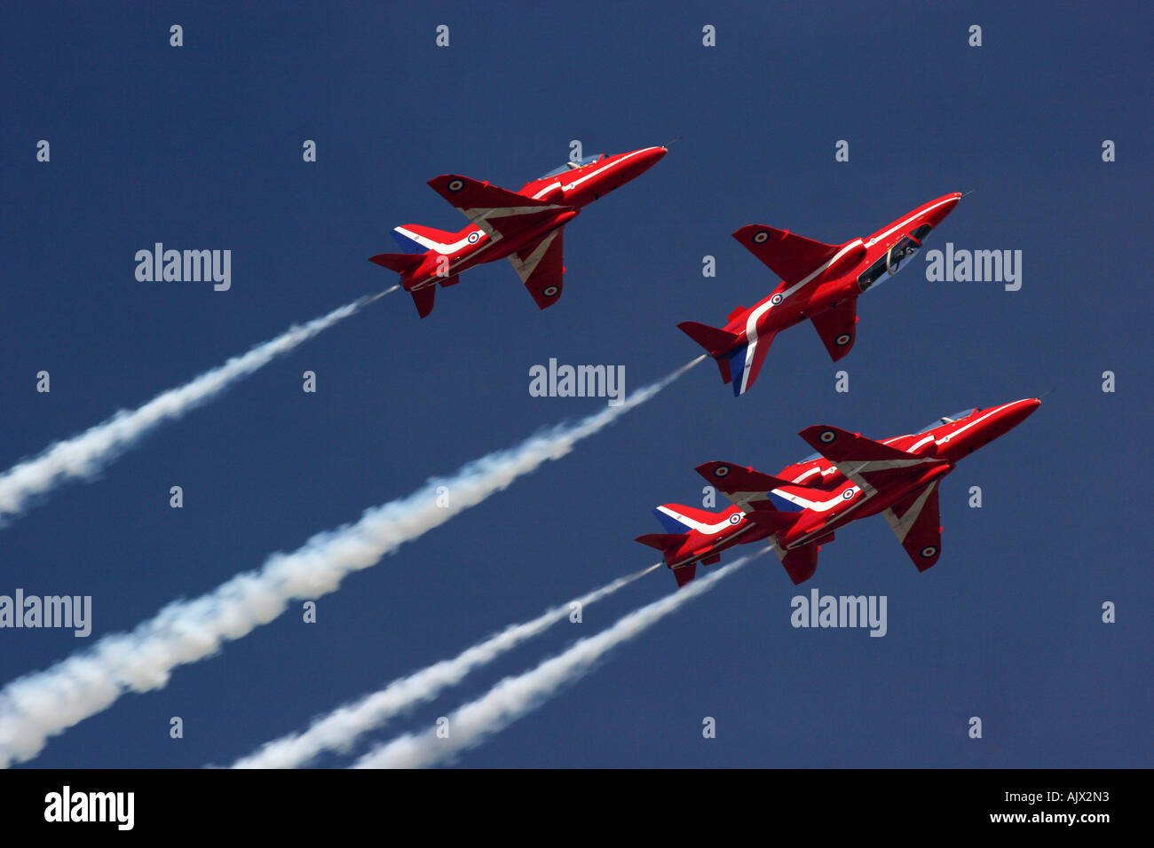 Red Arrows RAF display team Stock Photo: 8469458 - Alamy