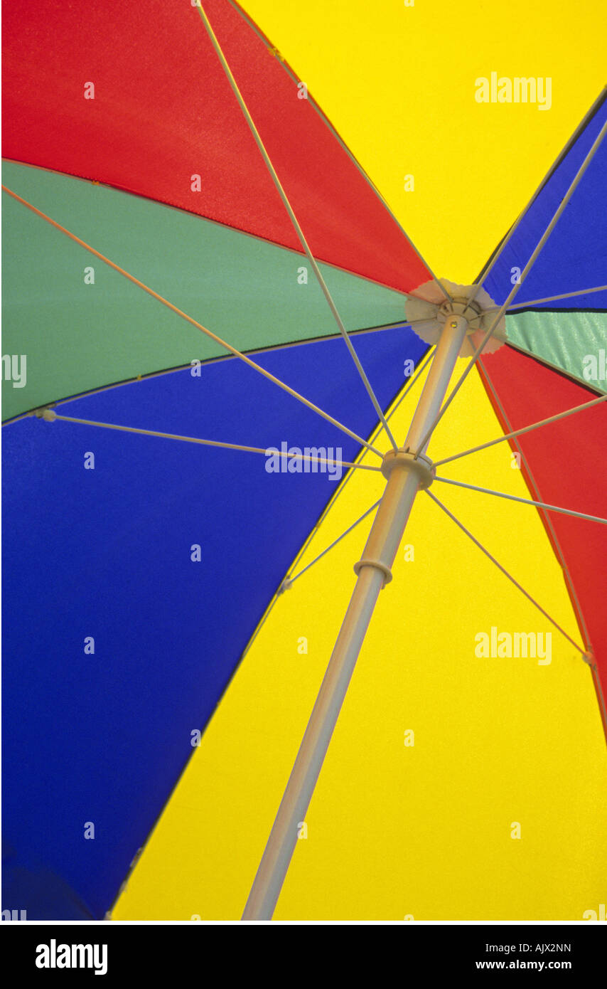 Multi colored umbrella Stock Photo - Alamy