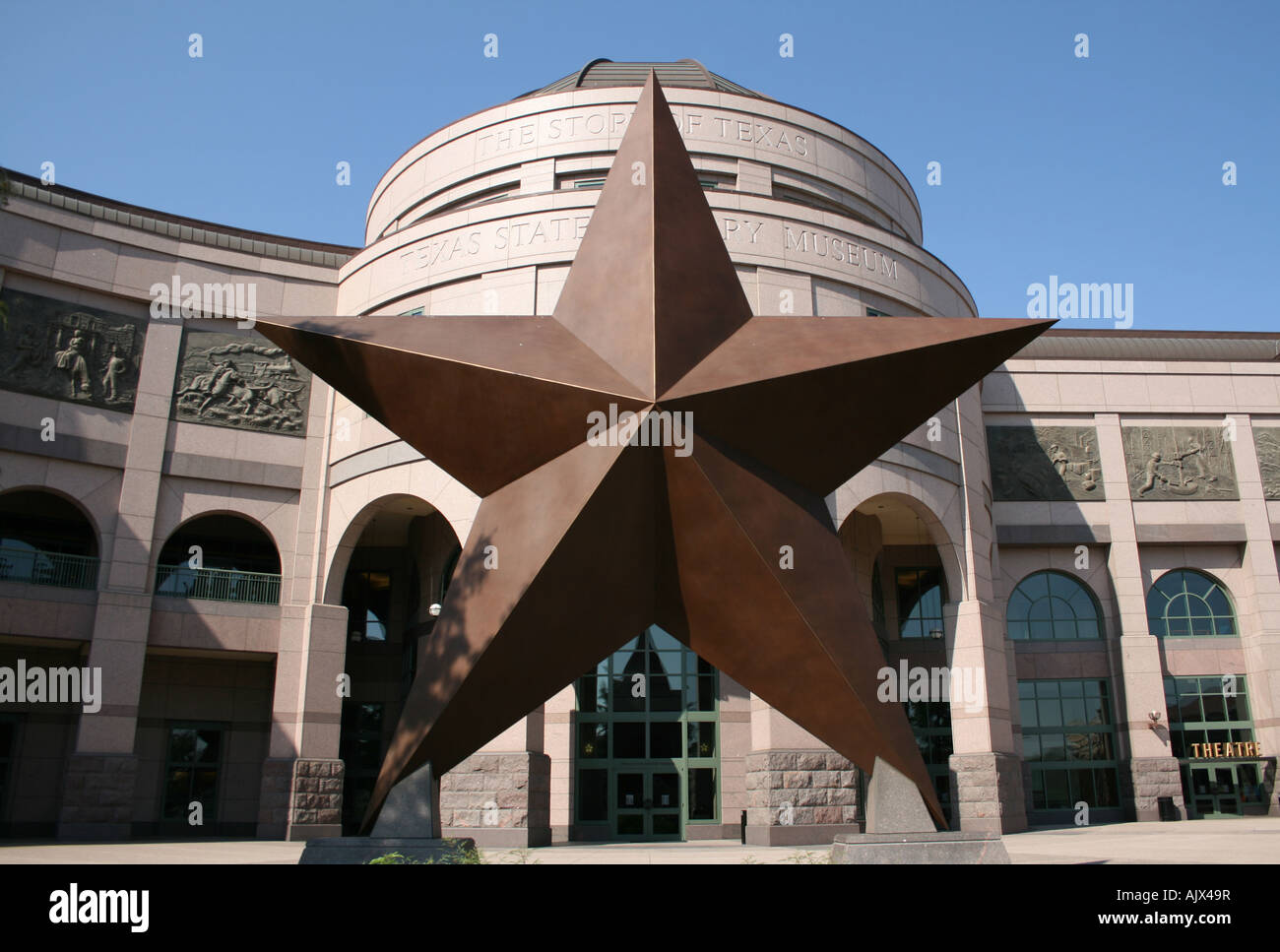 Giant star at The story of Texas State History Museum Austin October ...
