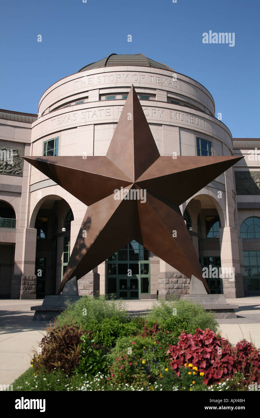 Giant star at The story of Texas State History Museum Austin October ...