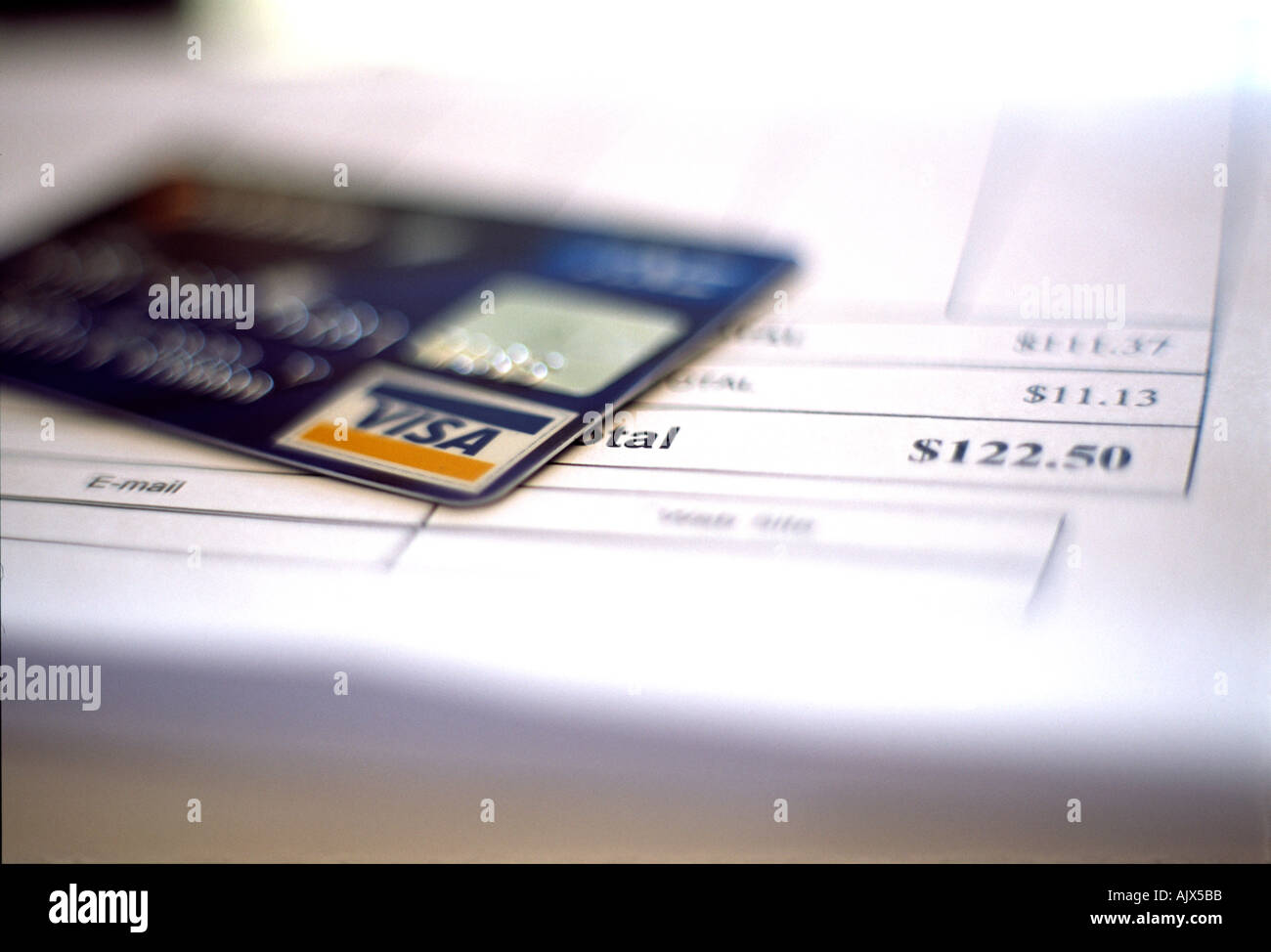 Credit card invoice hi-res stock photography and images - Alamy