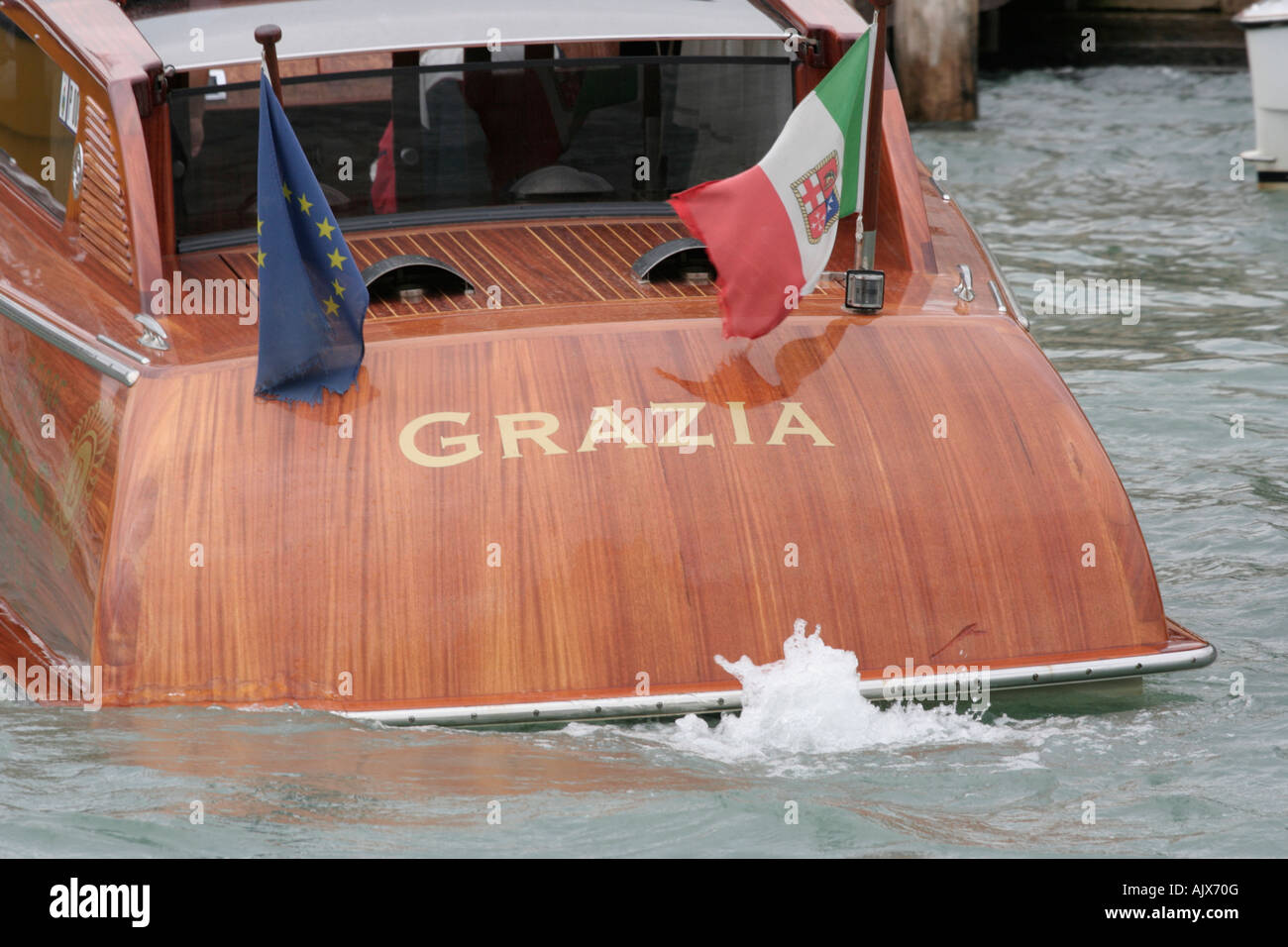 Venice Water Taxi Stock Photo - Alamy