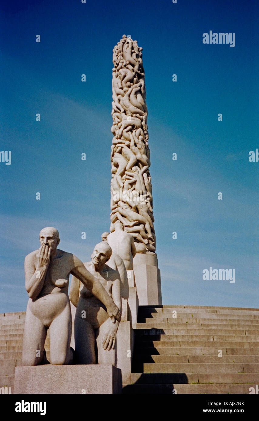 Vigeland sculpture park vigelandpark hi-res stock photography and ...