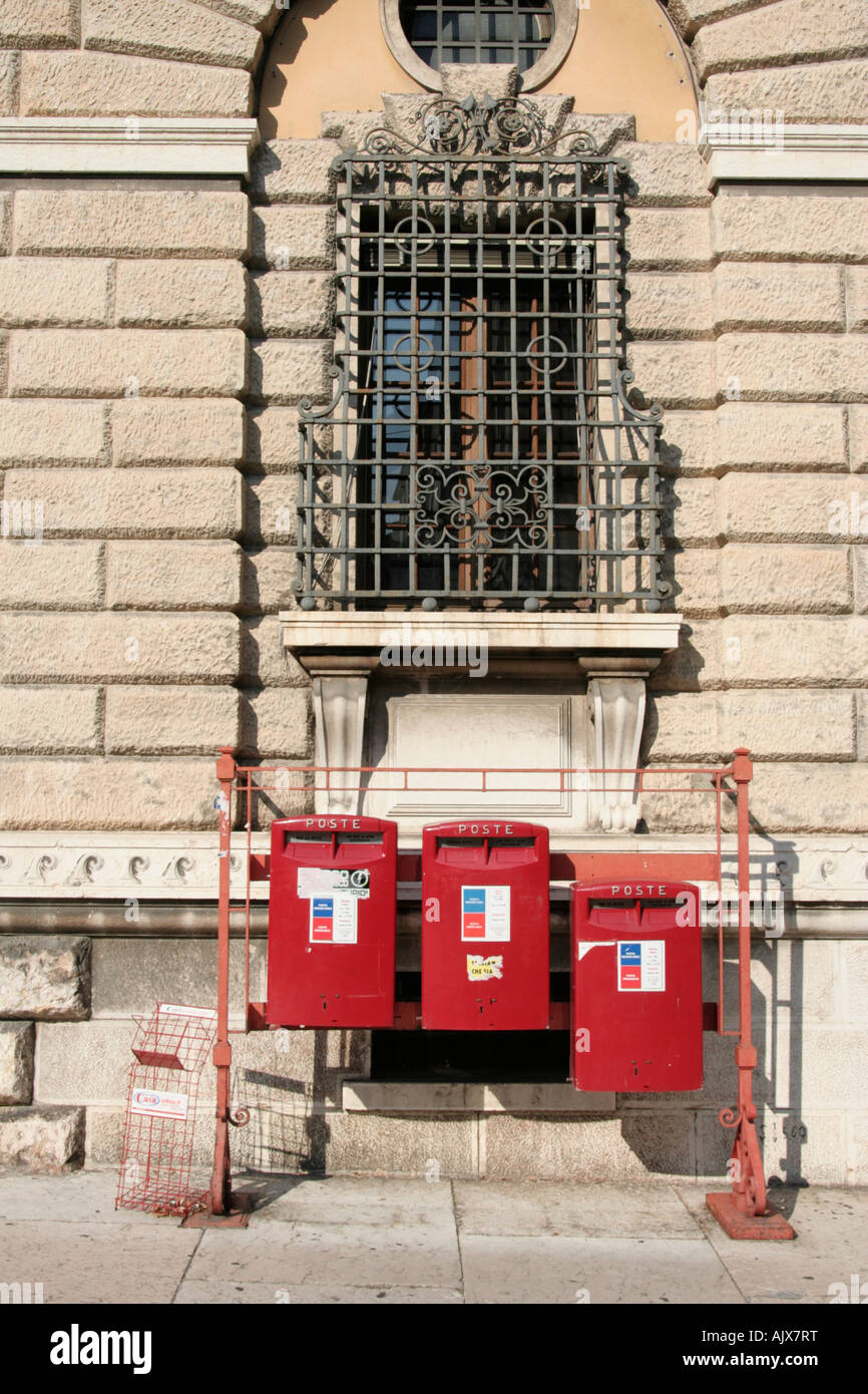 Italian Post Boxes Stock Photo - Alamy