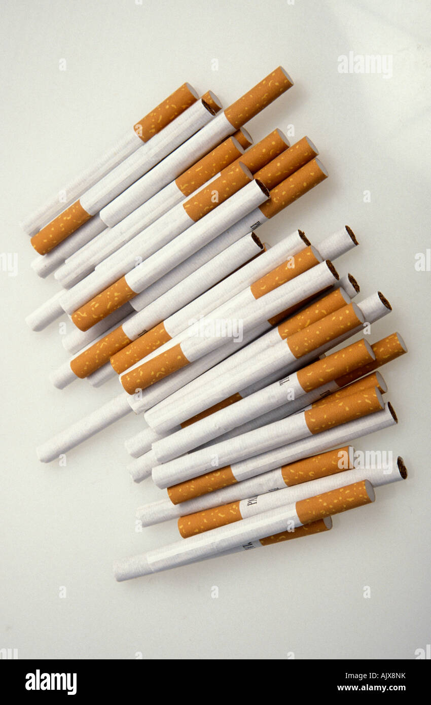 pile of cigarettes Stock Photo - Alamy