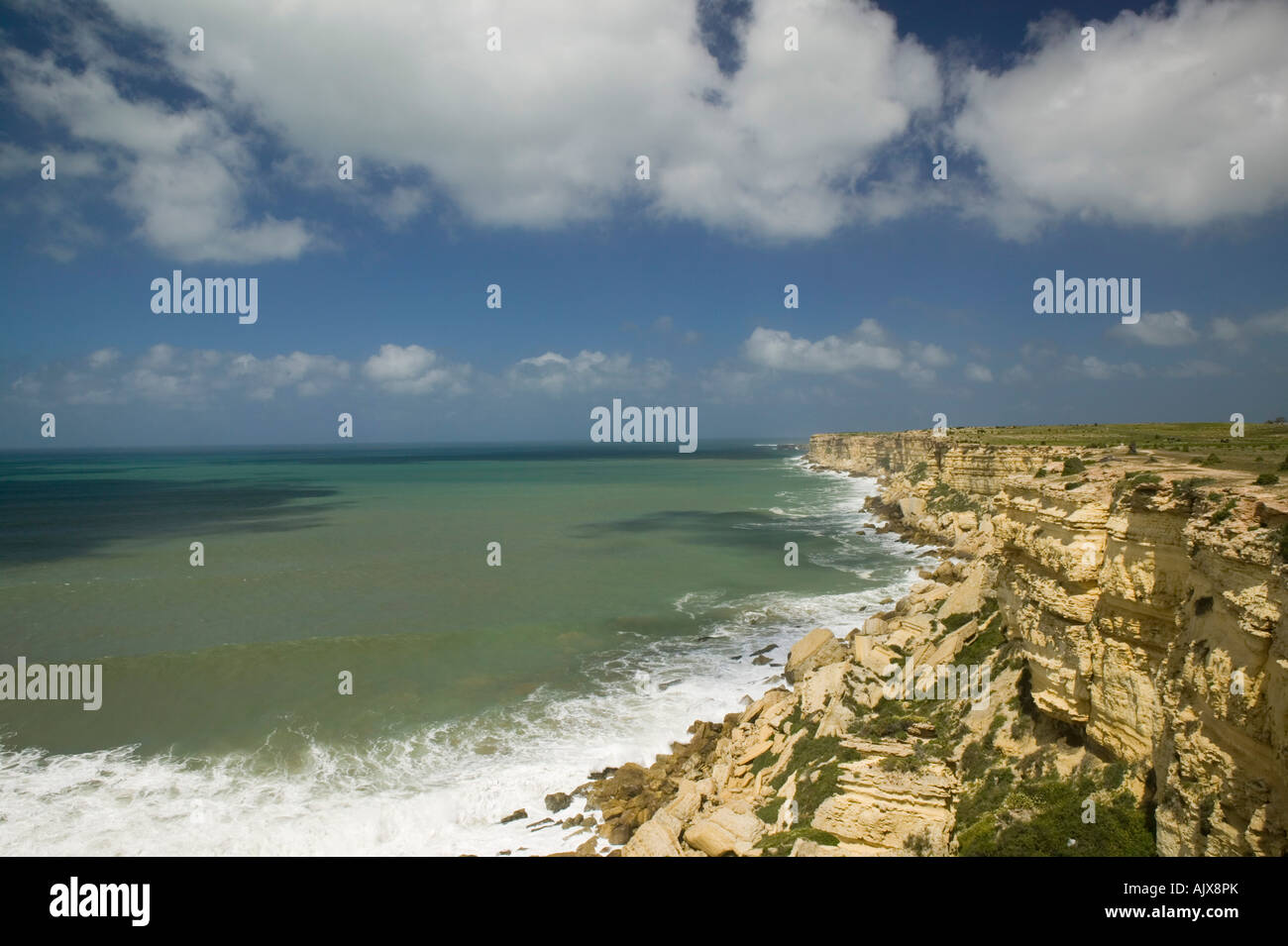 MOROCCO, Atlantic Coast, EL, JADIDA (Area): Coastal Cliffs DAR, ED, DOU ...