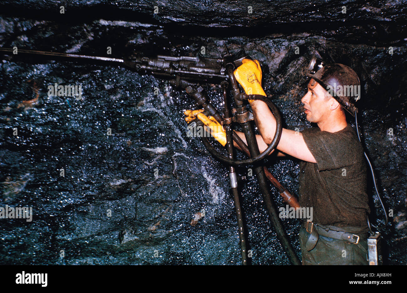 Underground miner hi-res stock photography and images - Alamy