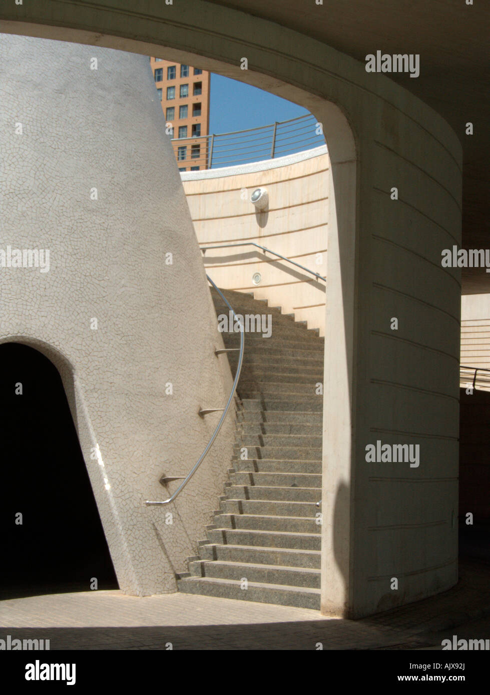 Conoid structures keeping the access to the basement, made in ...