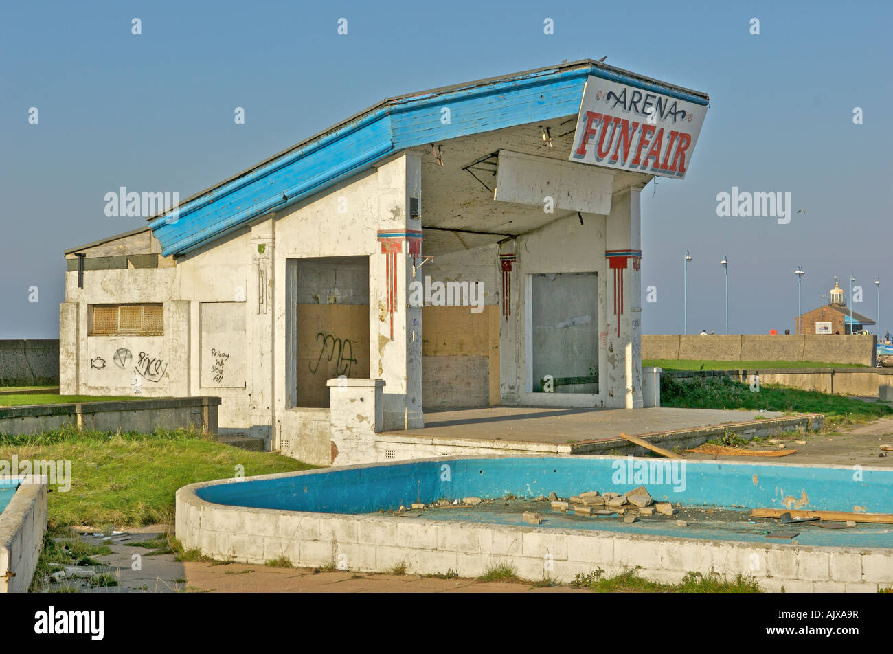 Old Funfair at Morecambe Stock Photo - Alamy