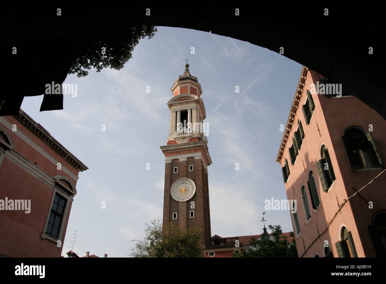 Venice clock tower Stock Photo - Alamy