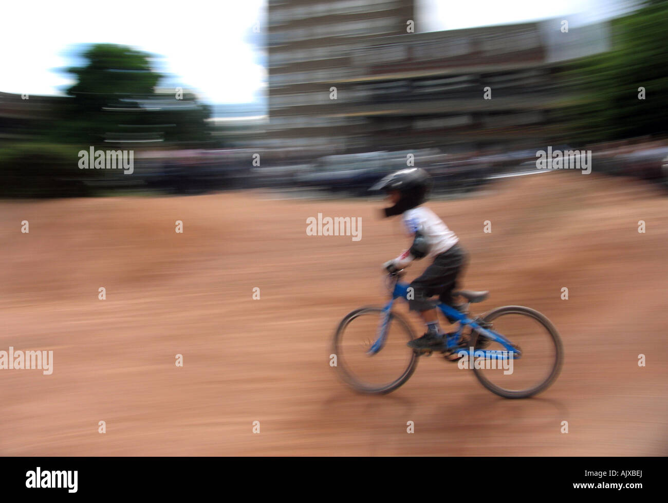 Child riding a bmx bike Peckham London UK Stock Photo - Alamy
