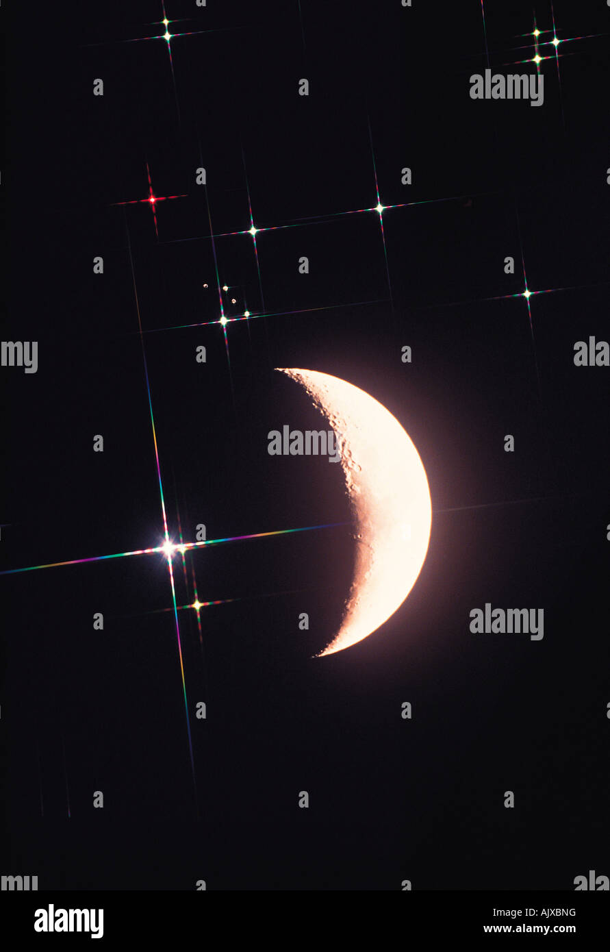 The crescent moon hi-res stock photography and images - Alamy