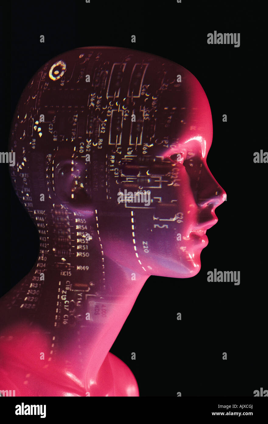 Computer Circuit Diagram Stock Photos & Computer Circuit Diagram Stock ...