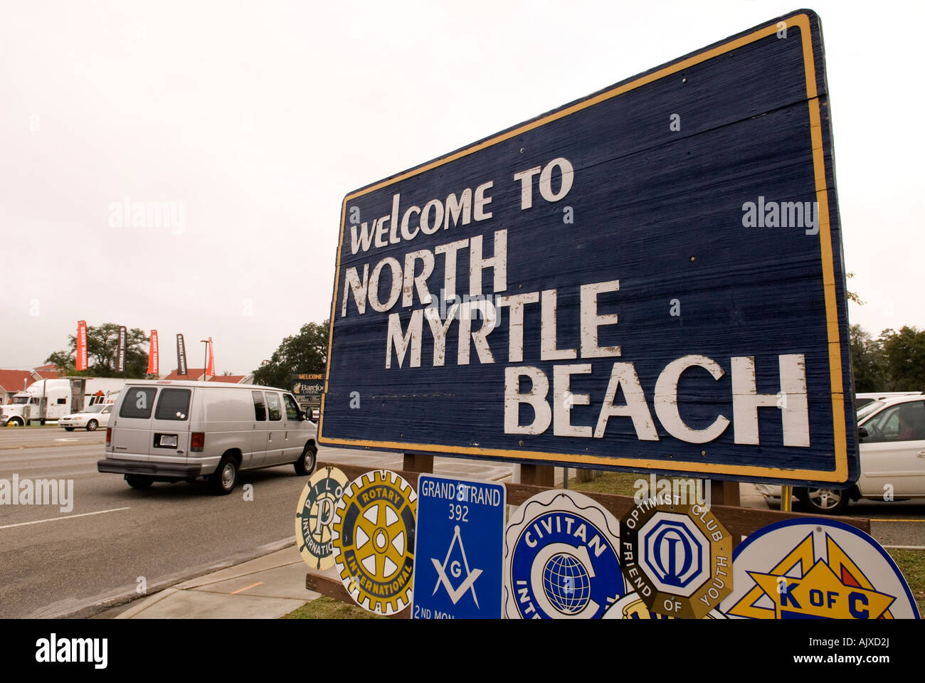 Myrtle beach welcome sign south carolina hi-res stock photography and ...