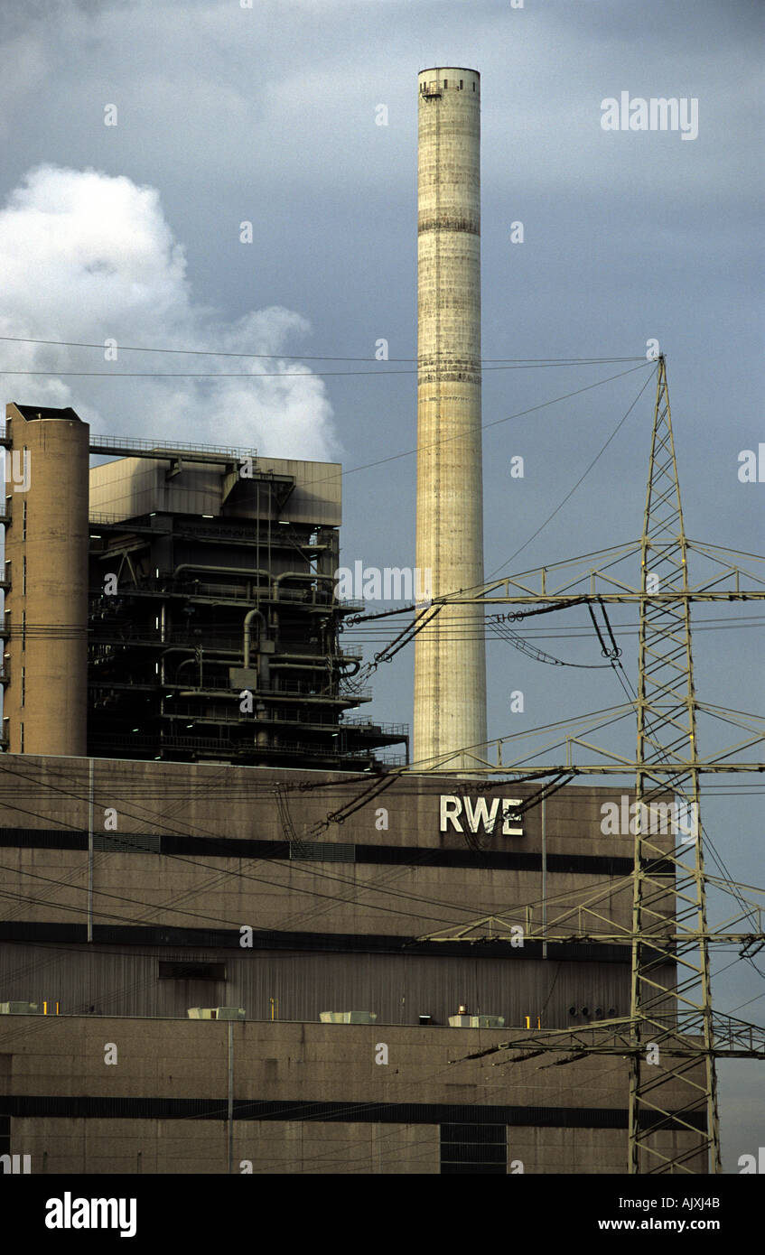 Neurath coal-fired power station, Grevenbroich, North Rhine Westphalia ...