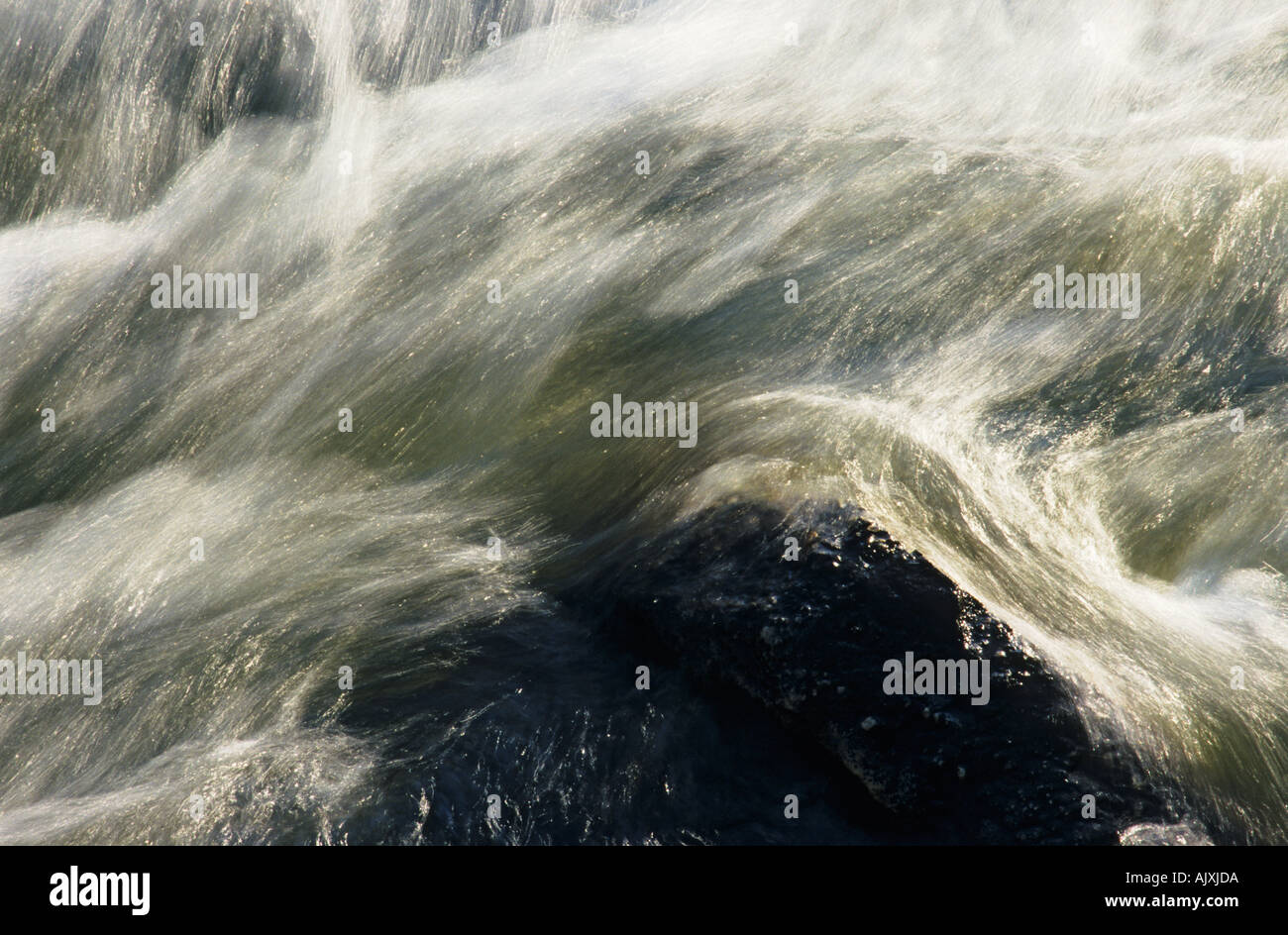 Moving water waterfall detail Stock Photo - Alamy