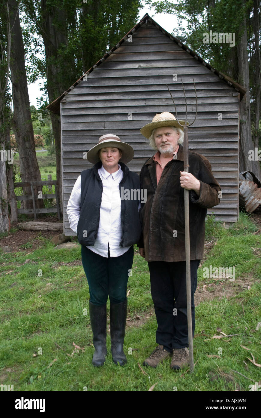 Old farming couple hi-res stock photography and images - Alamy