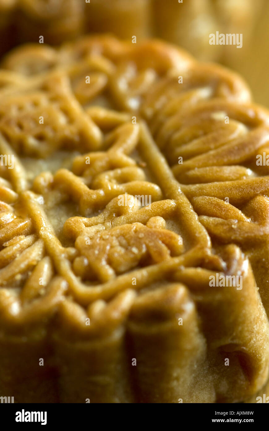 Close up of a Chinese mooncake Stock Photo - Alamy