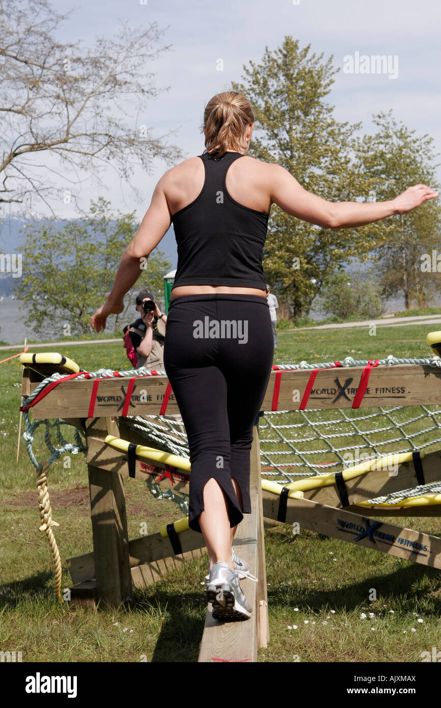 obstacle coarse competition for athletic fit girls in Vancouver British ...