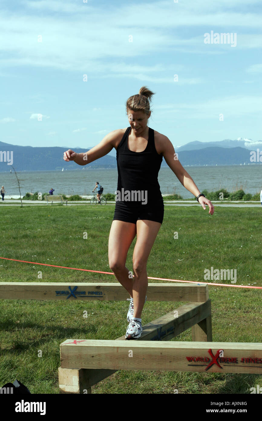 obstacle coarse competition for athletic fit girls in Vancouver British ...