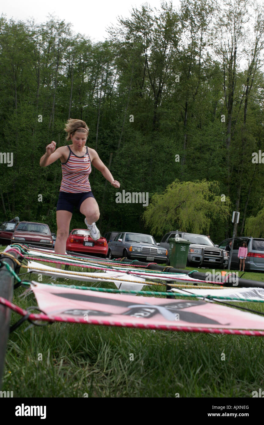 obstacle coarse competition for athletic fit girls in Vancouver British ...