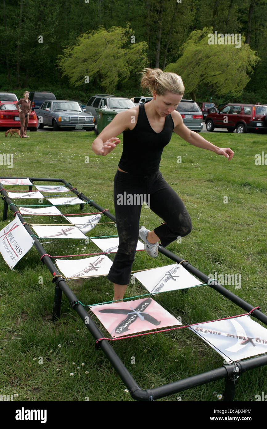 obstacle coarse competition for athletic fit girls in Vancouver British ...