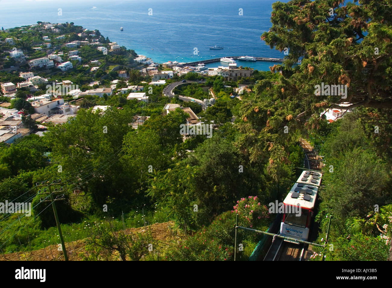 Capri Funicular High Resolution Stock Photography and Images - Alamy