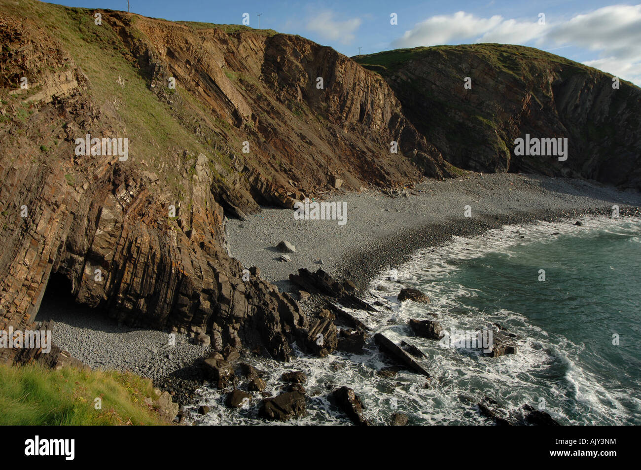The coast at Hartland Quay in North Devon, UK Stock Photo - Alamy