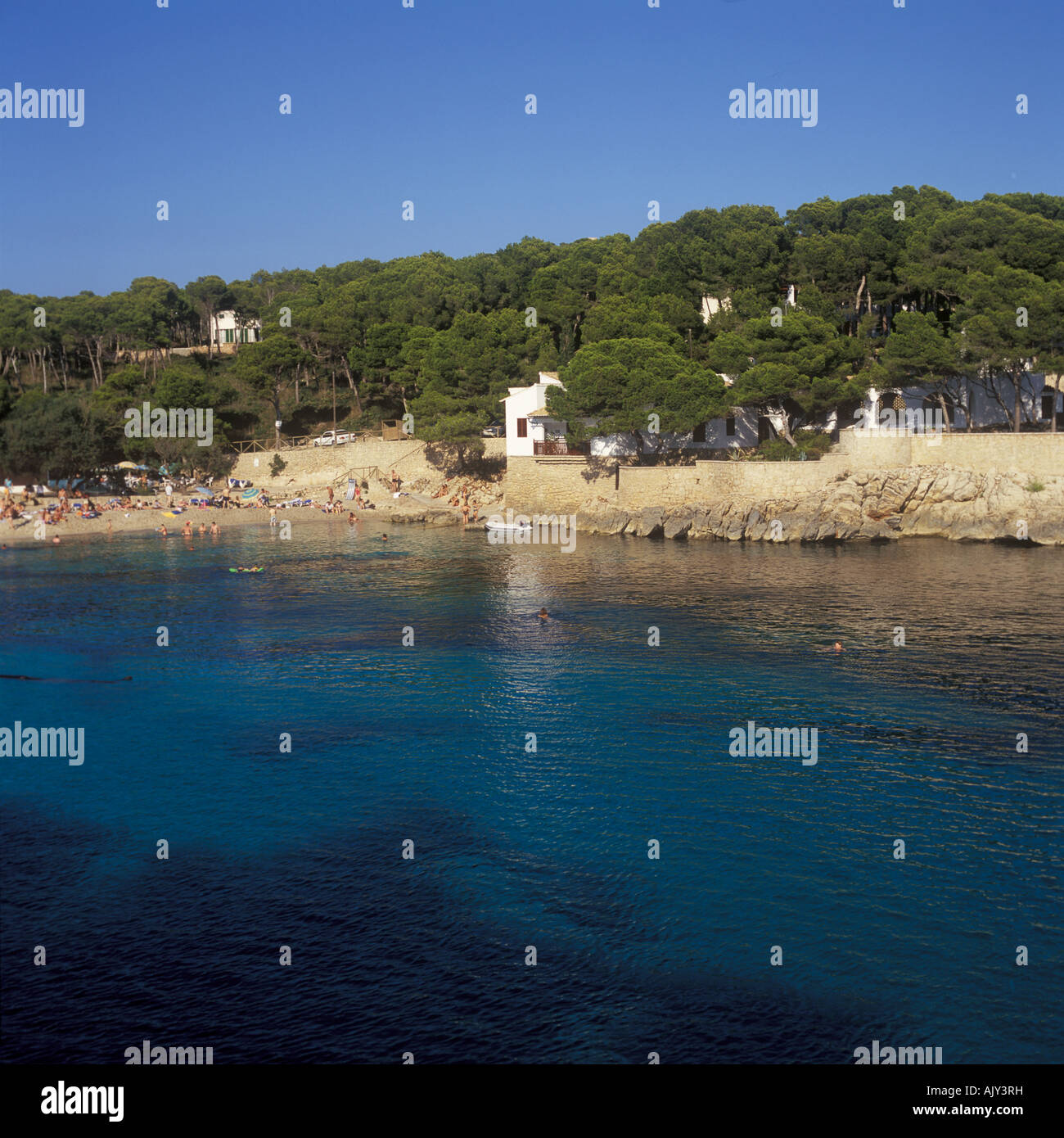 Cala Rajada Ratjada scene small popular cala bay with beach and ...