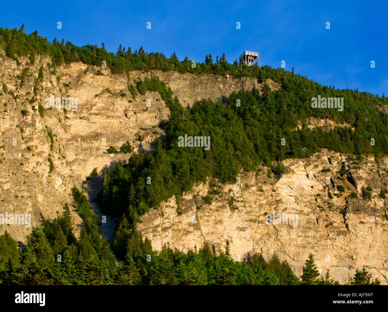Cliffs of Mount Saint-Alban, Forillon National Park, QC Quebec, Canada ...