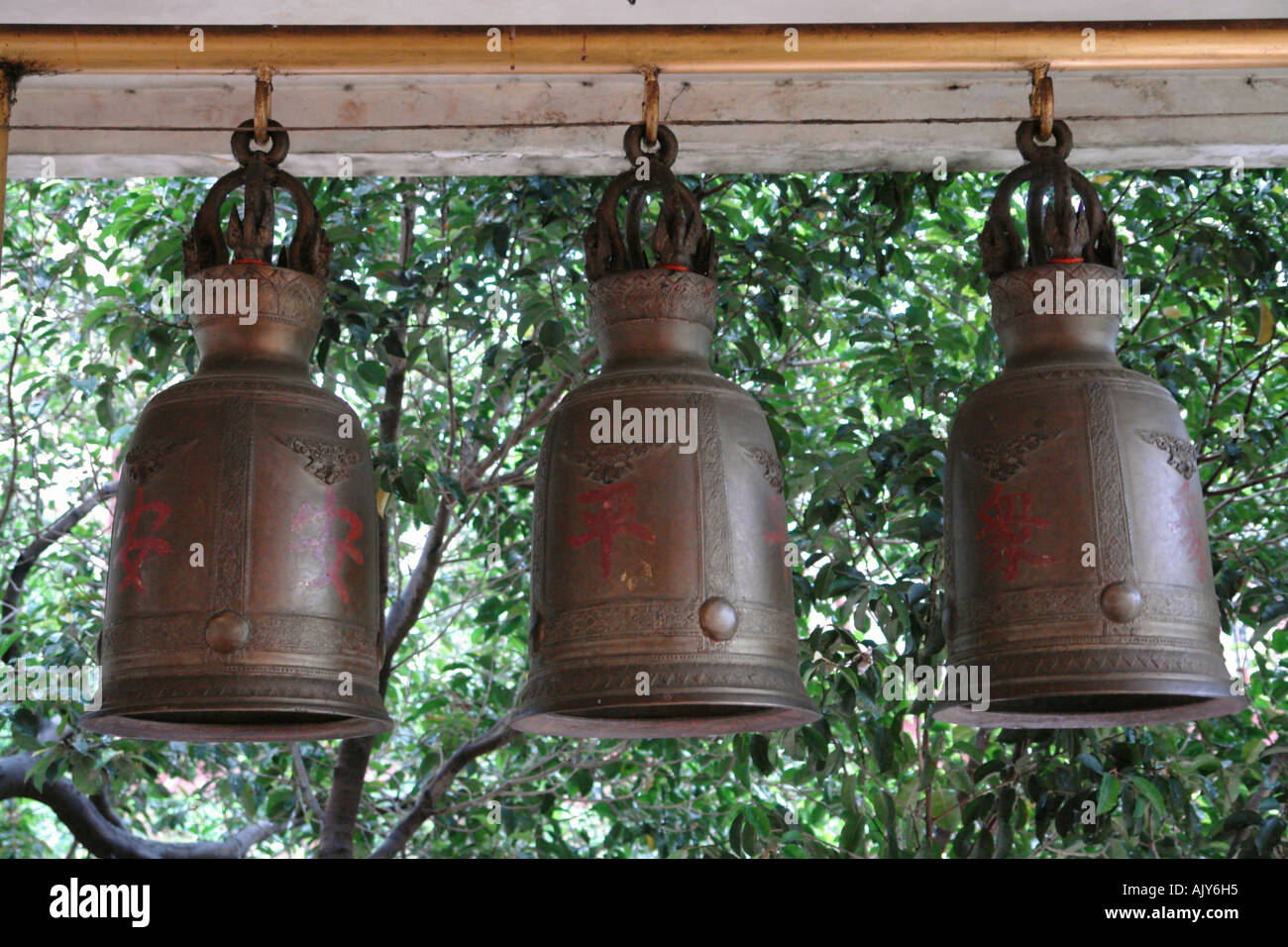 Buddhist Monk Ringing Bells High Resolution Stock Photography and ...