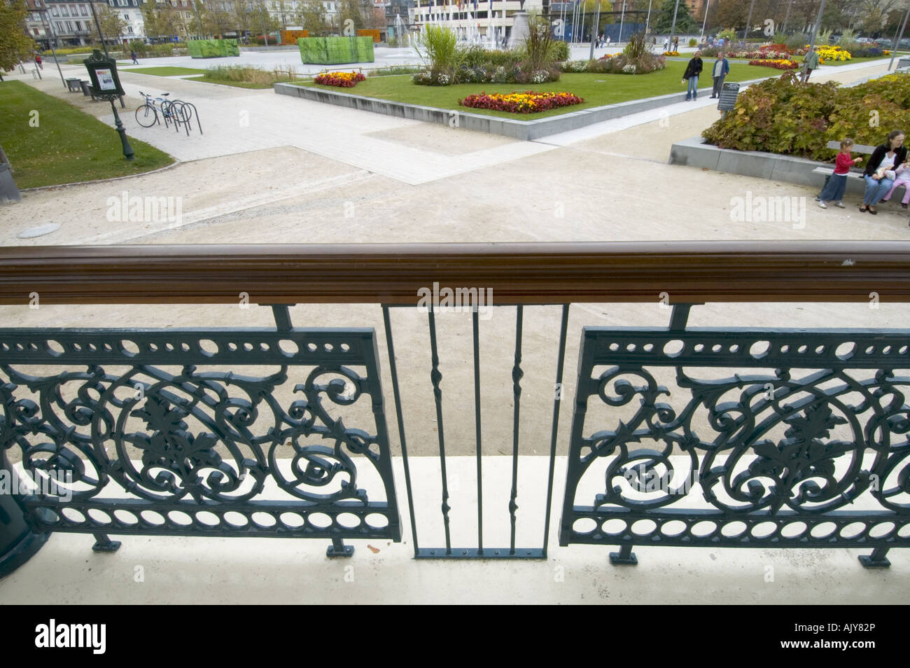 Place du Champs de Mars of Colmar, Alsace, France Stock Photo - Alamy