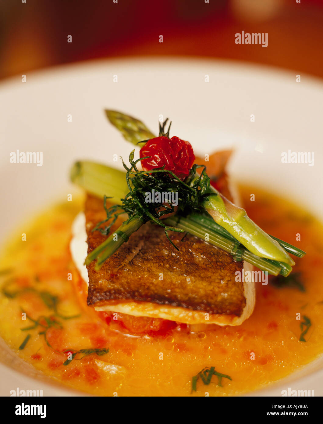 Fish Lunch Dinner Stock Photo - Alamy