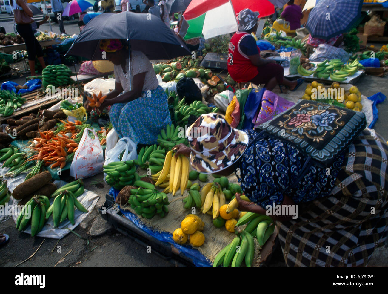 Saint lucia island market hi-res stock photography and images - Alamy